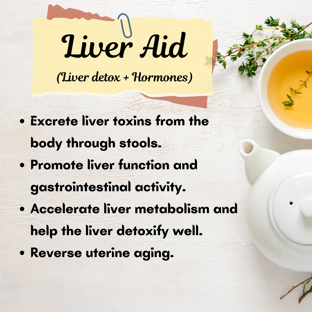 Liver Aid (Liver detox + Hormones) - 7Dayschemistea
